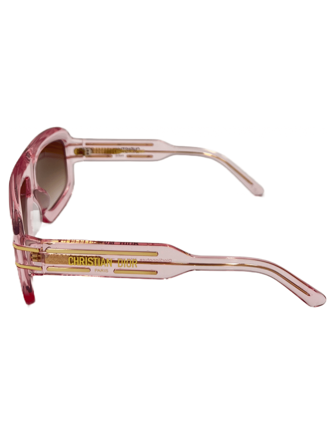 CD Signature M1U 40F1 Square Shape Rosa Cafe | Black Eye