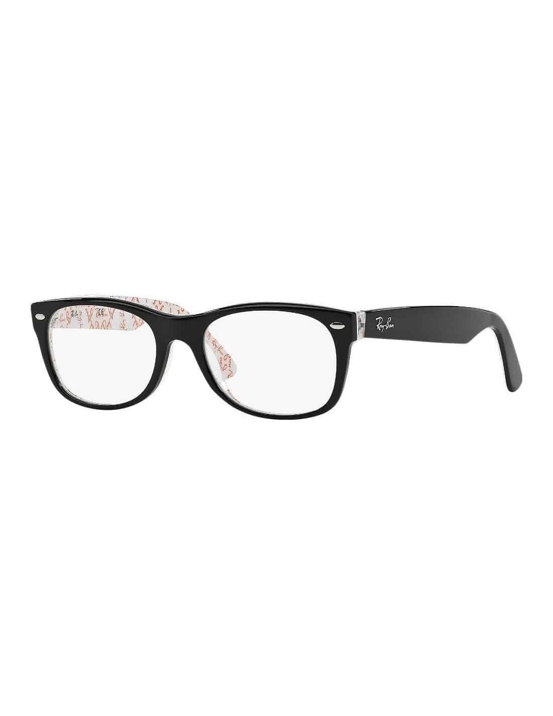Rb5184 5014 New Wayfarer Blanco Acetato Oftalmico | Black Eye